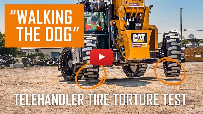 Telehandler Tires - Forget Flat Tires Go Solid - Evolution Wheel
